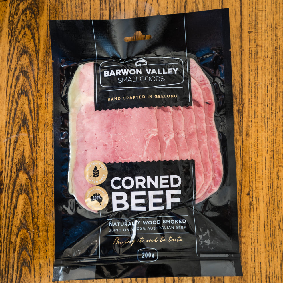 200g Sliced Corned Beef Packet – Barwon Valley